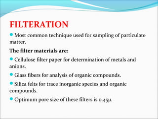 Air and solid waste sampling | PPT