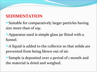 Air and solid waste sampling | PPT
