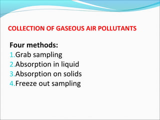 Air and solid waste sampling | PPT