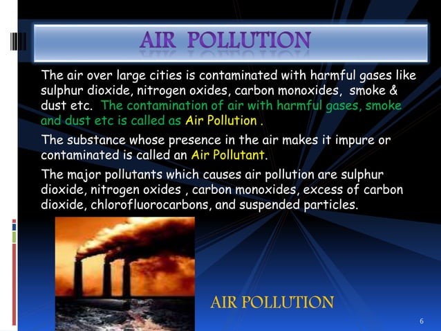 Air and water pollution | PPTX