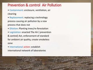 Air and water pollution prevation and control | PPTX