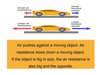 Air and water resistance | PPT