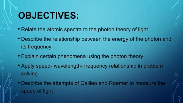 PHOTON THEORY OF LIGHT | PPTX