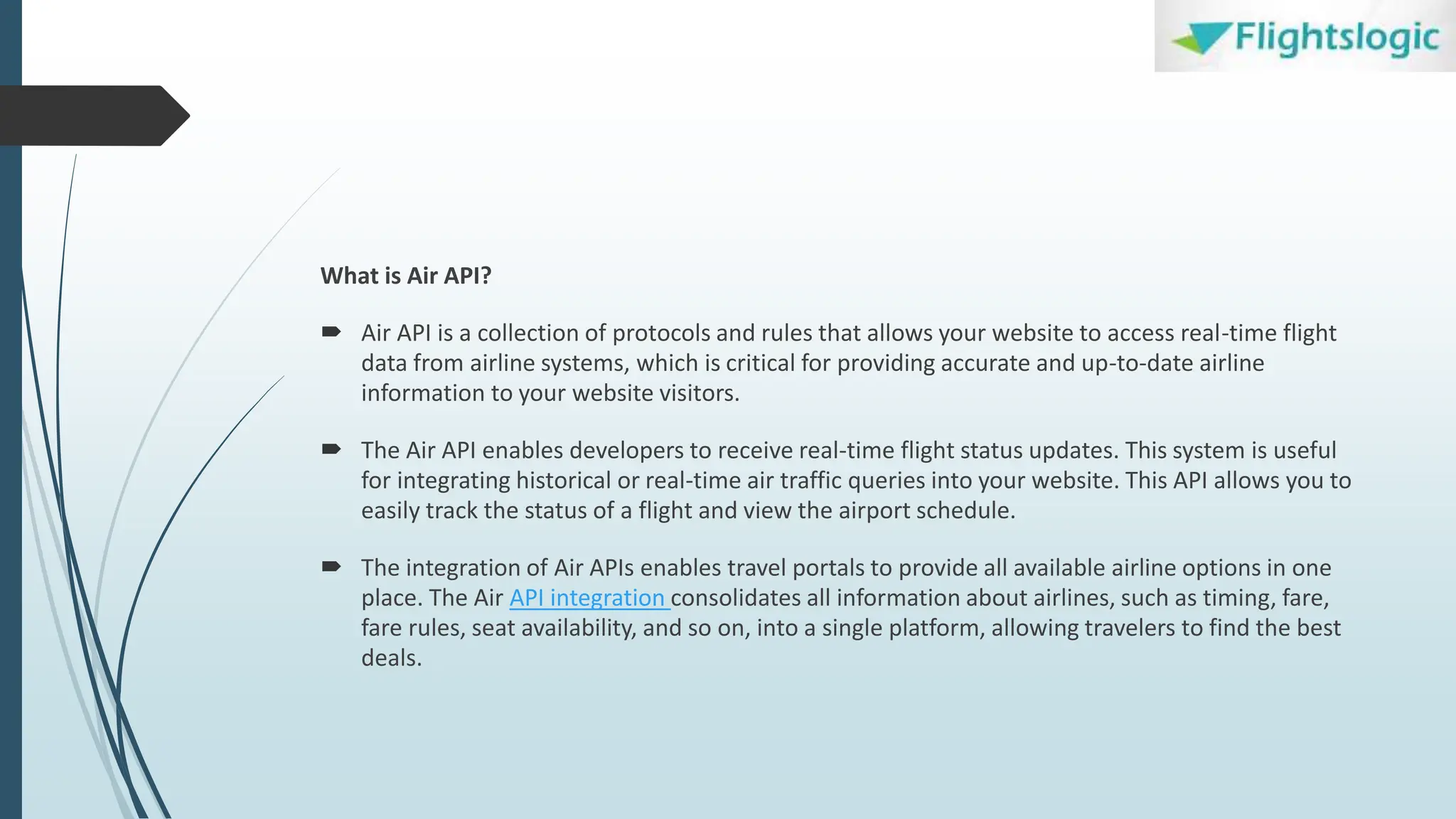 Air API Integration | Flight Booking API | PPT