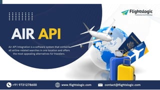 Air API Integration | Flight Booking API | PPT