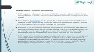 Air API Integration | Flight Booking API | PPT