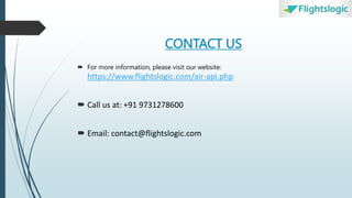 Air API Integration | Flight Booking API | PPT