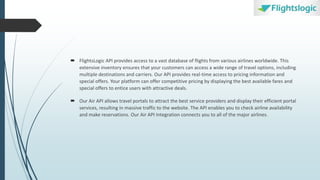 Air API Integration | Flight Booking API | PPT