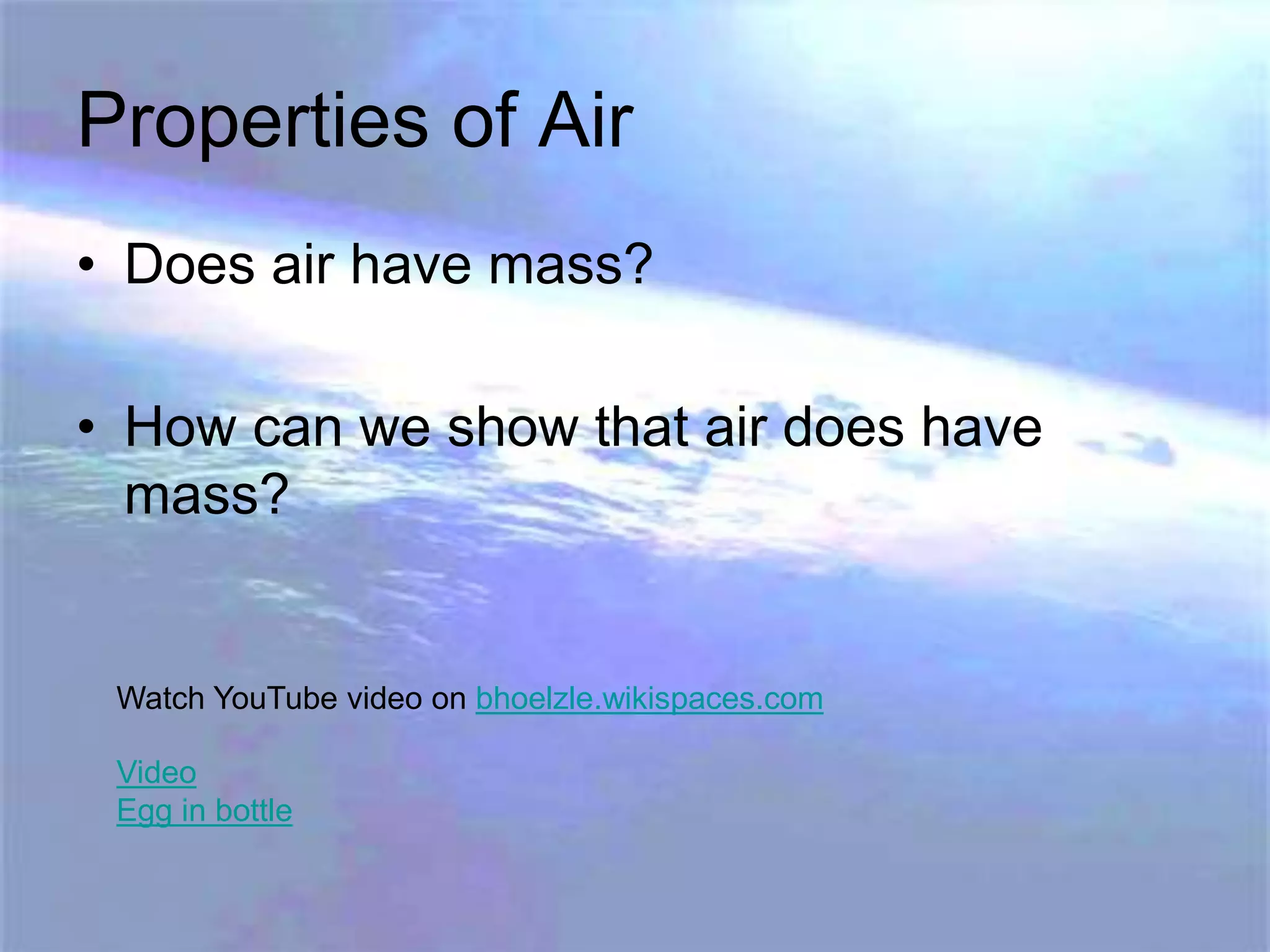 Air Around You powerpoint.ppt | Geology | Science