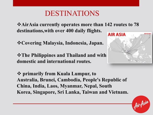 Airasia PPT | PPTX | Air Travel | Travel Type