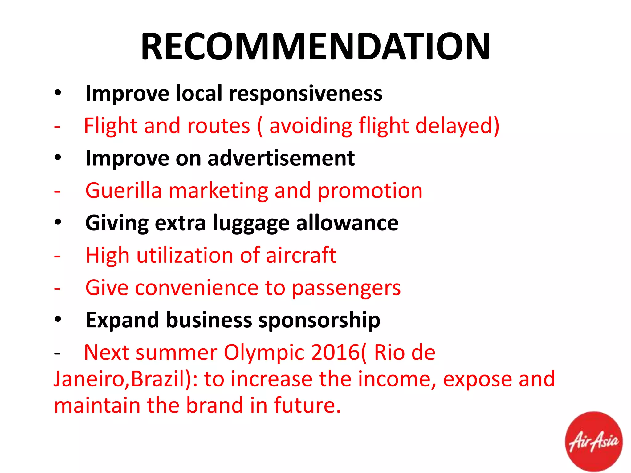 AirAsia Strategic Management | PPTX