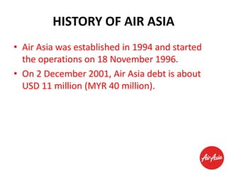 AirAsia Strategic Management | PPTX