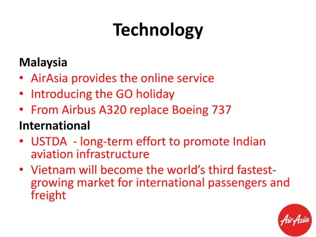 AirAsia Strategic Management | PPTX | Air Travel | Travel Type