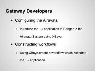 Apache Airavata Tutorial | PDF