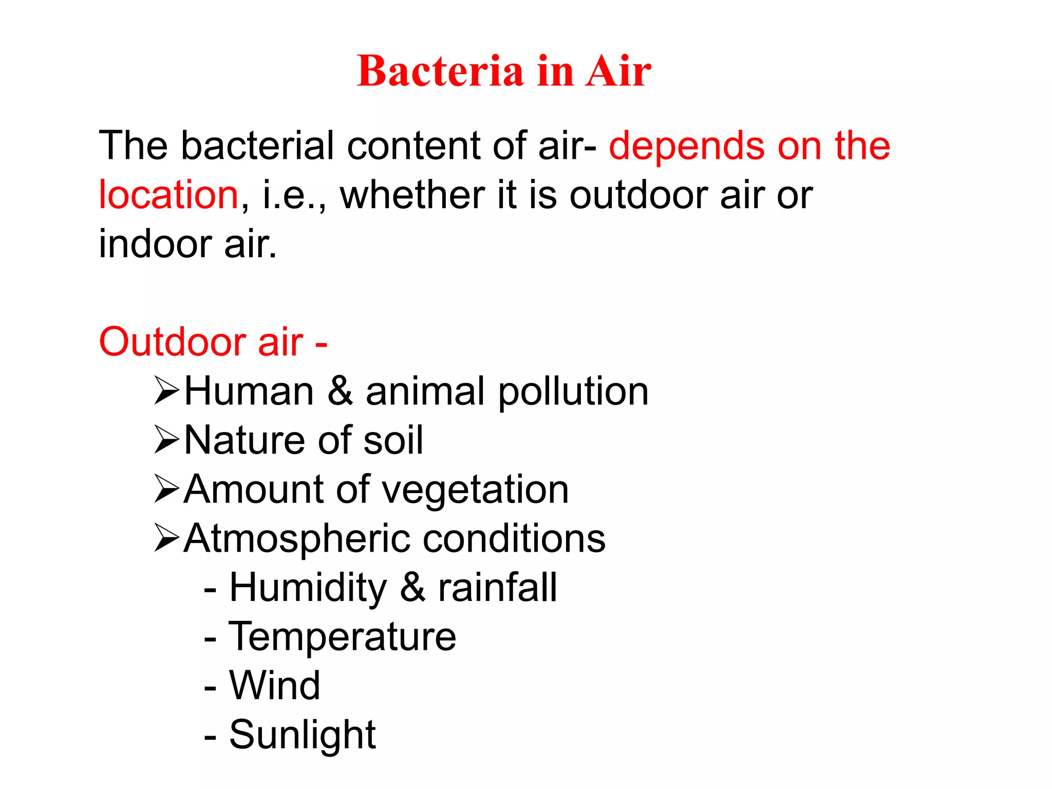 Air bacteriology | PPT