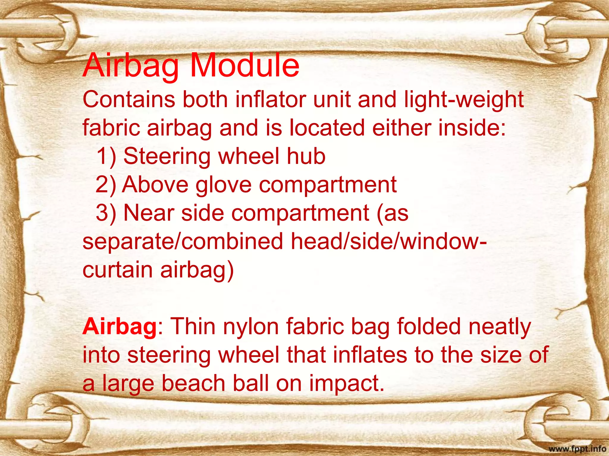 Air bag | PPTX