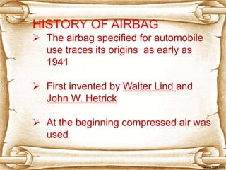 Air bag | PPTX
