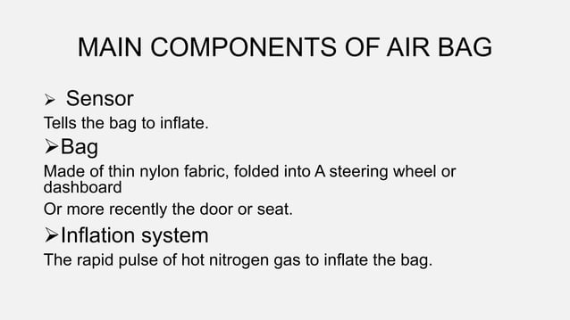 Air bag | PPT