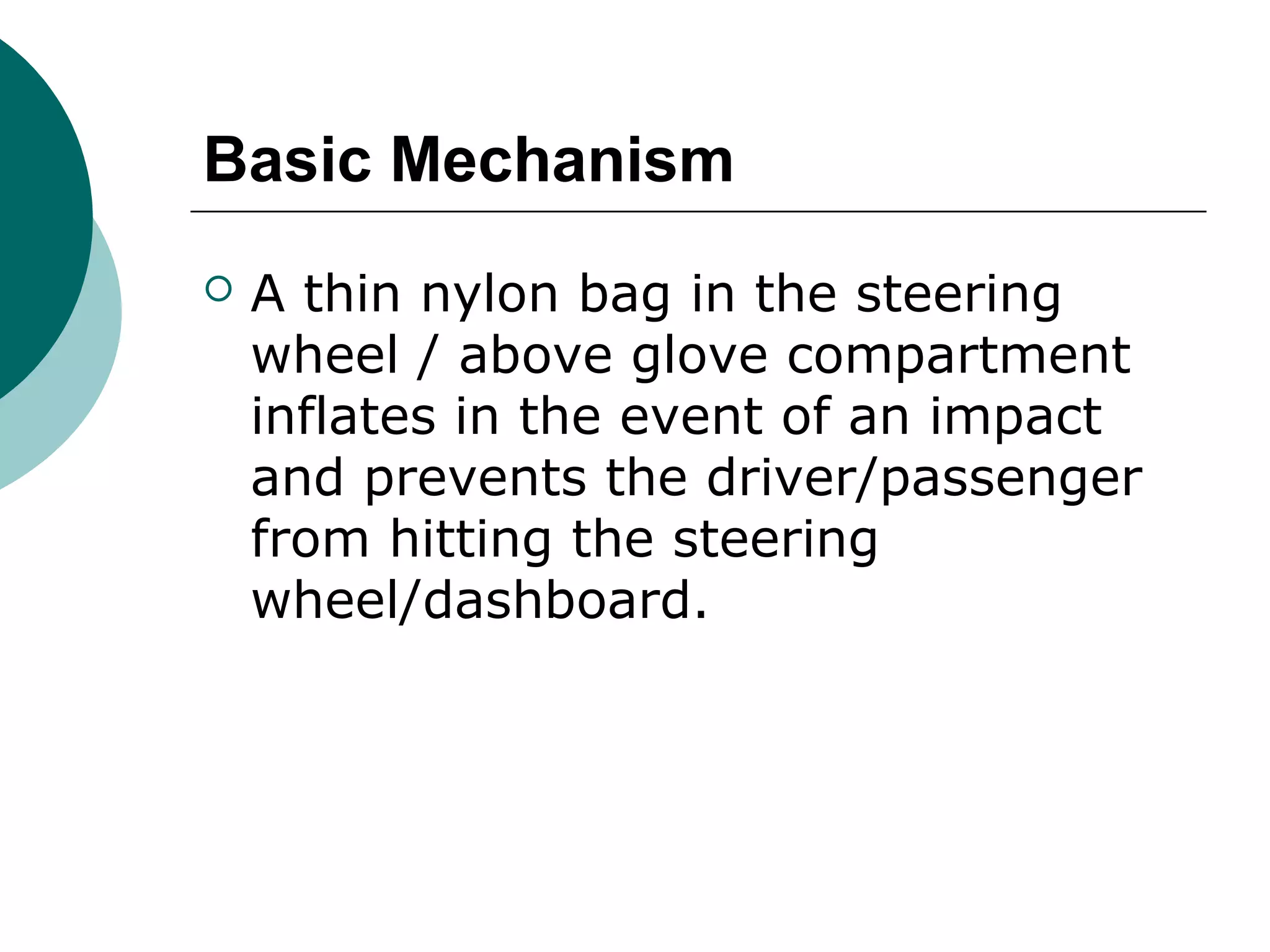 Airbag inflation system | PPS