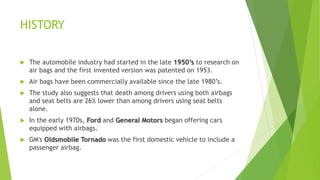 Airbags and it’s role in safety | PPT