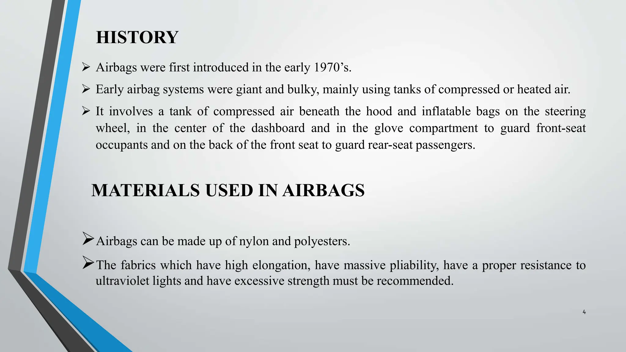 AIRBAGS FOR SAFETY SYSTEM IN AUTOMOBILE-1.pptx