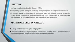 AIRBAGS FOR SAFETY SYSTEM IN AUTOMOBILE-1.pptx