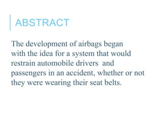 Airbags in automobile.ppt