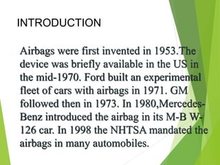 Airbags in automobile void new.pptx | Auto Safety Technologies | Auto ...