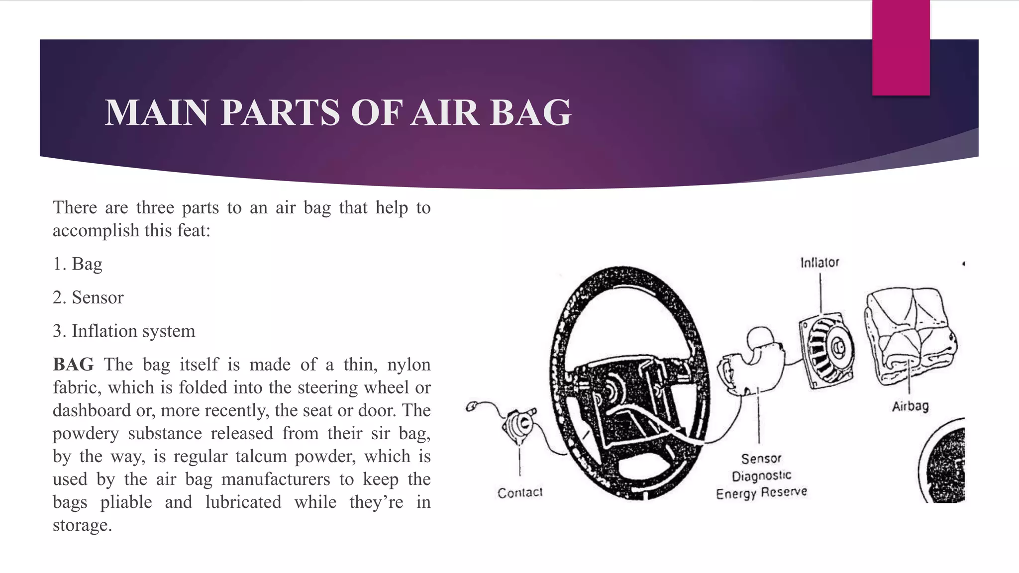 Airbags & seat belts | PPTX