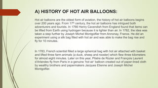 Air Balloons (Aviation).pptx | Air Travel | Travel Type