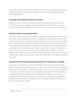 Airbase's Series B memo | PDF