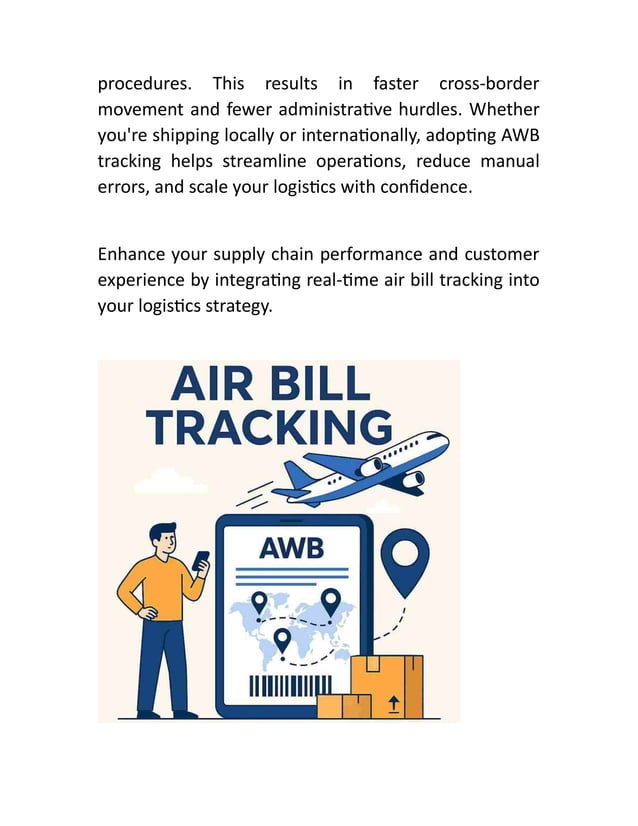 Streamline Logistics with Real-Time Air Bill Tracking | PDF