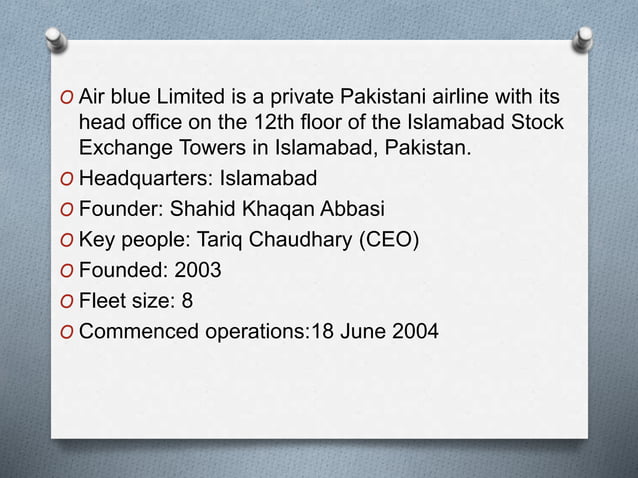 Air blue pakistan | PPTX
