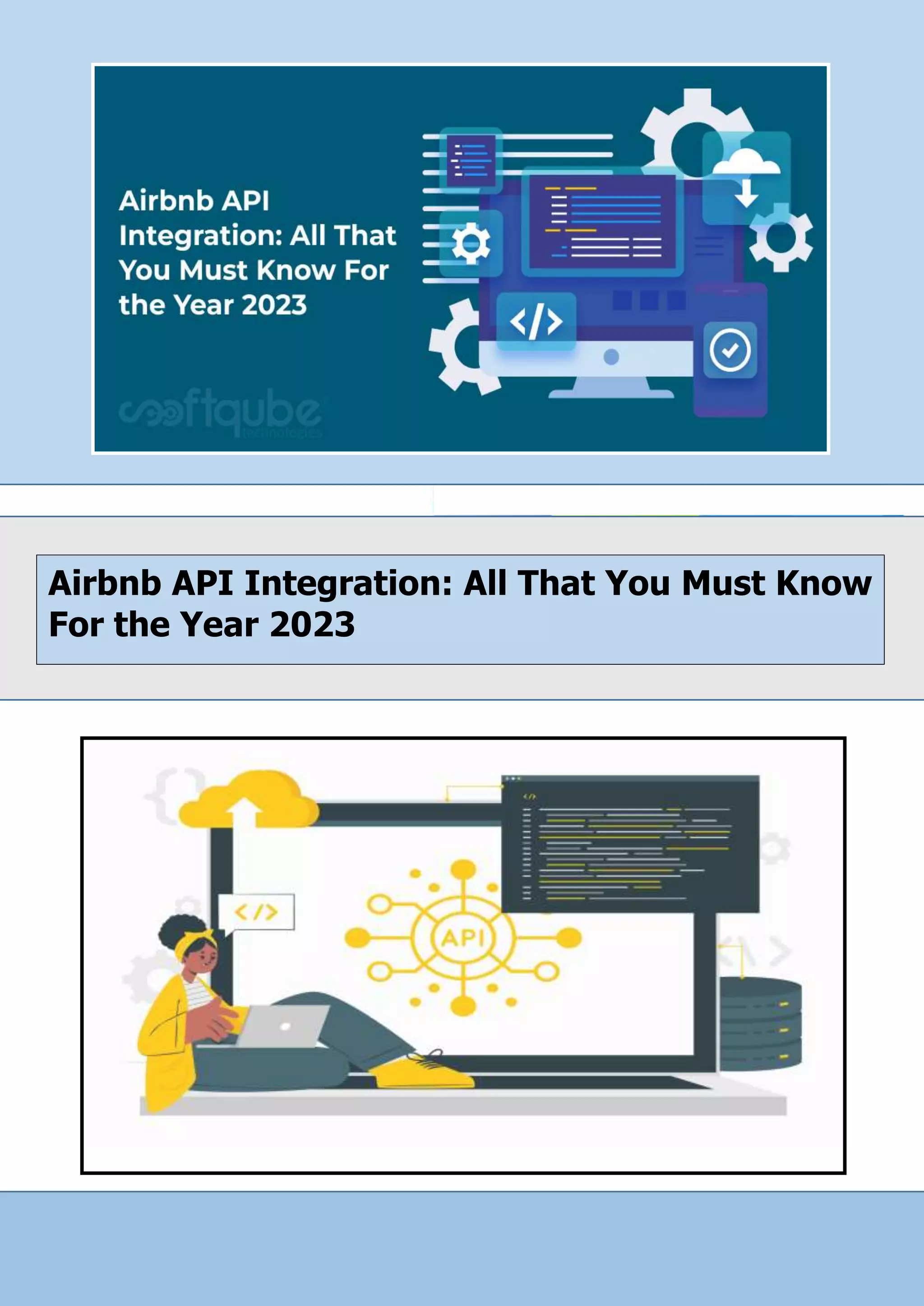 Airbnb API Integration All That You Must Know For the Year 2023.docx