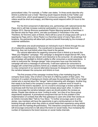 Airbnb Case Analysis | PDF