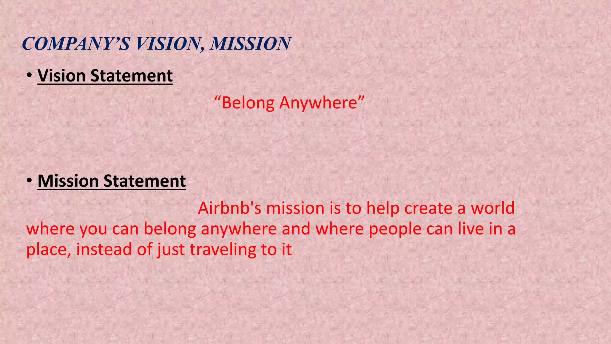 Airbnb ppt - Strategic Management | PPTX