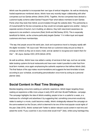 Airbnb marketing strategies | DOCX