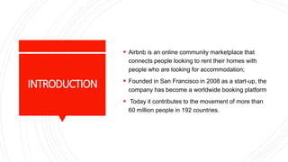 Airbnb - Evaluating positioning options | PPTX
