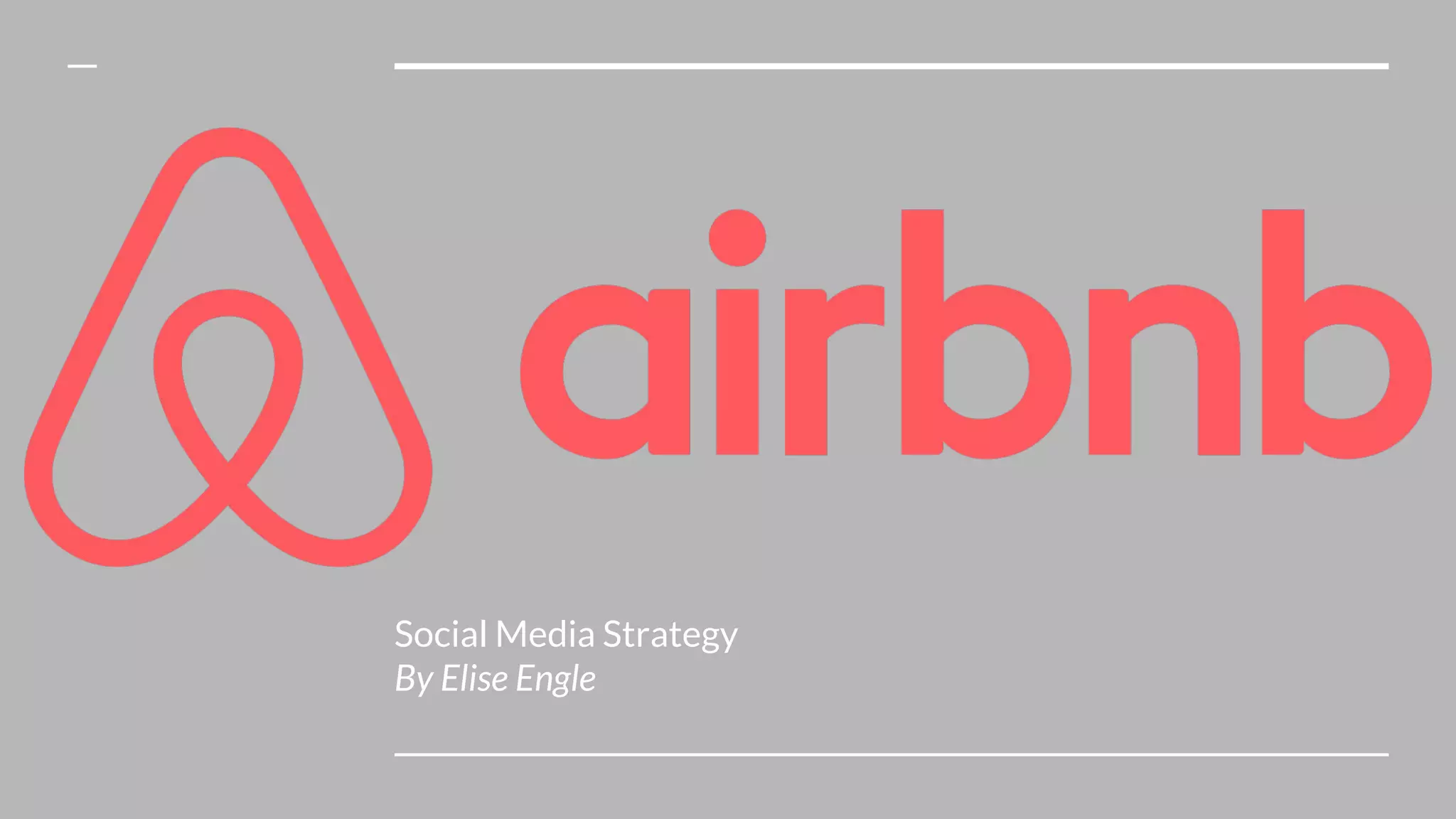 Airbnb Social Media Strategy | PDF