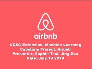 Capstone project- Airbnb (using Python) | PPTX