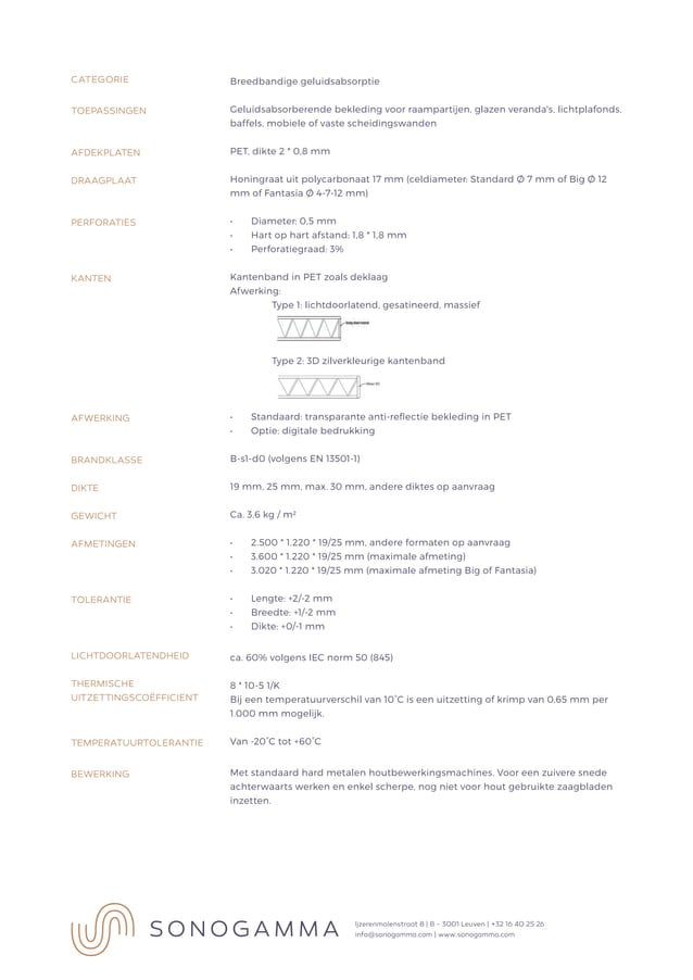 Sonogamma - Airboard Acoustic | PDF