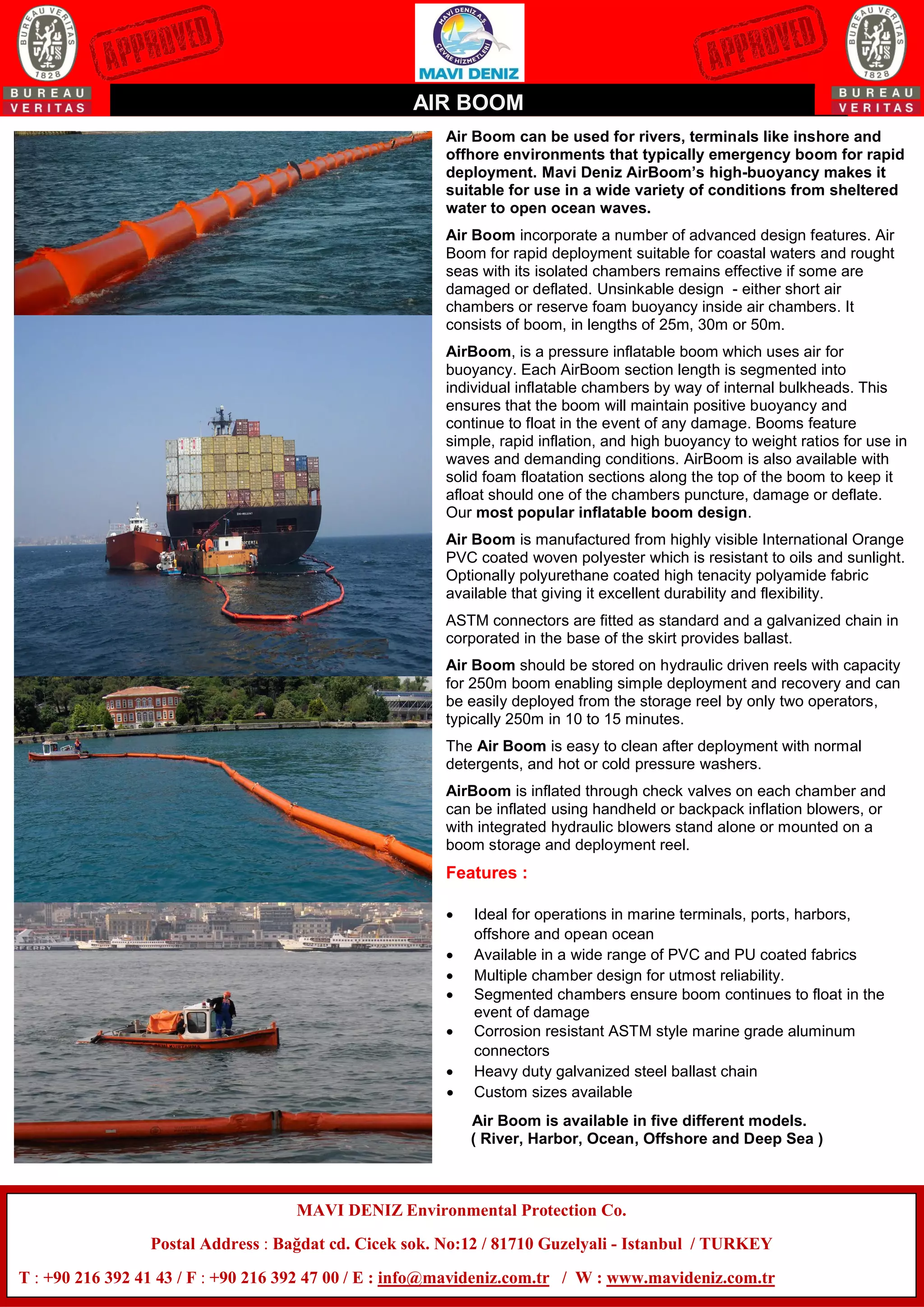 Air Inflatable Boom catalogue | PDF