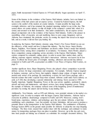 Airborne Express Case Q A Docx