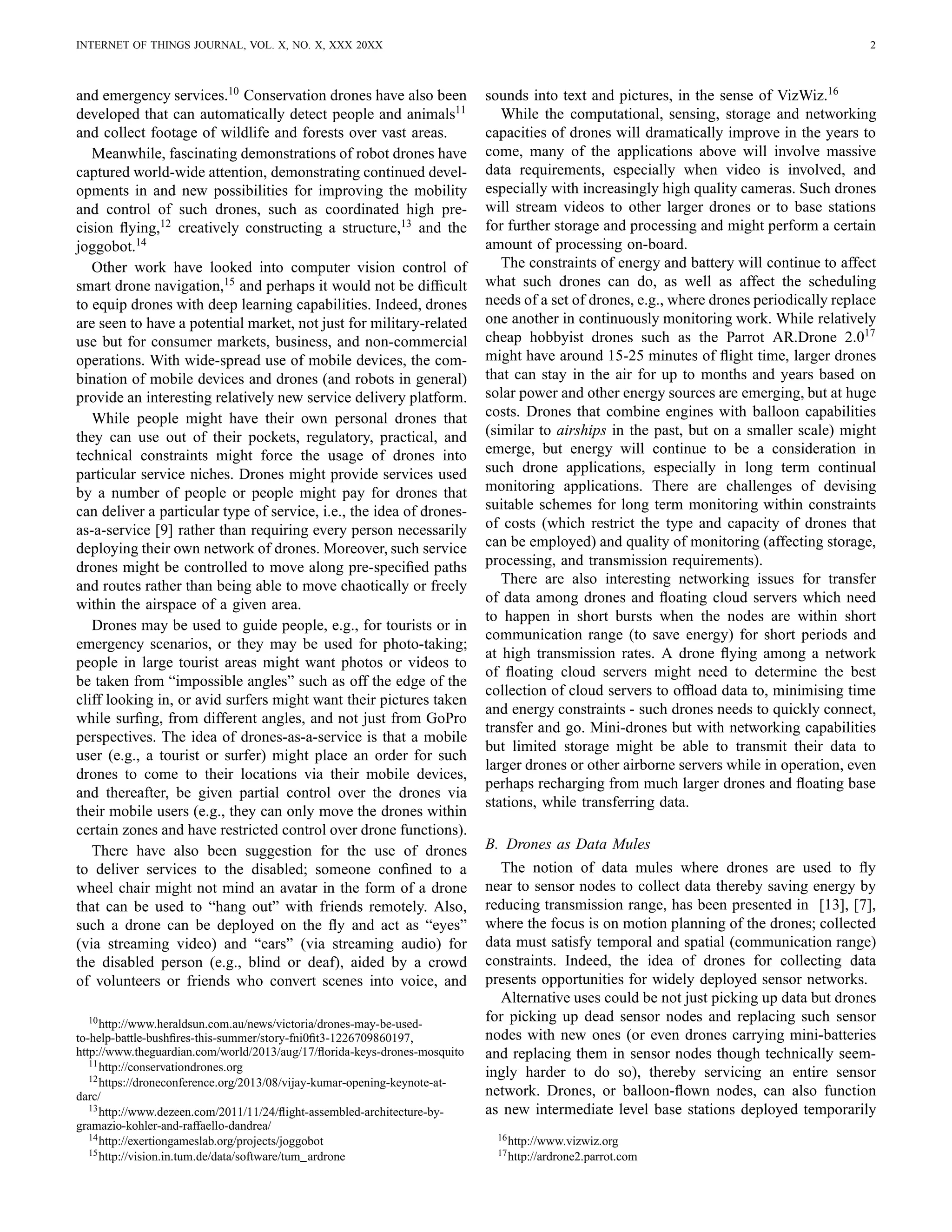 Drones And The Internet Of Things Realising The Potential Of Airborne Computing Platforms Pdf