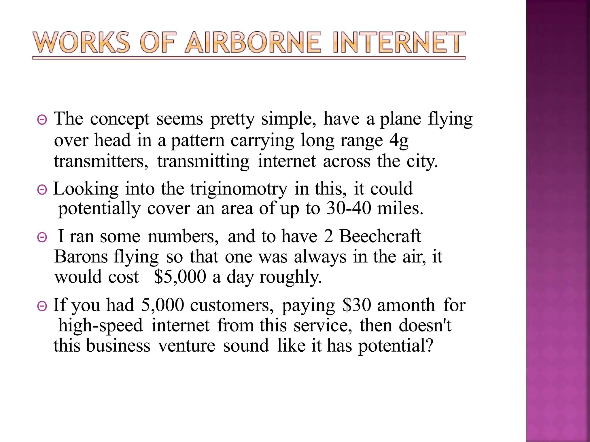 Airborne-Internet-ppt.pptx for the seminar | PPTX