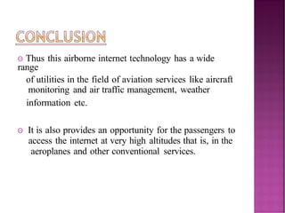 Airborne-Internet-ppt.pptx for the seminar | PPTX