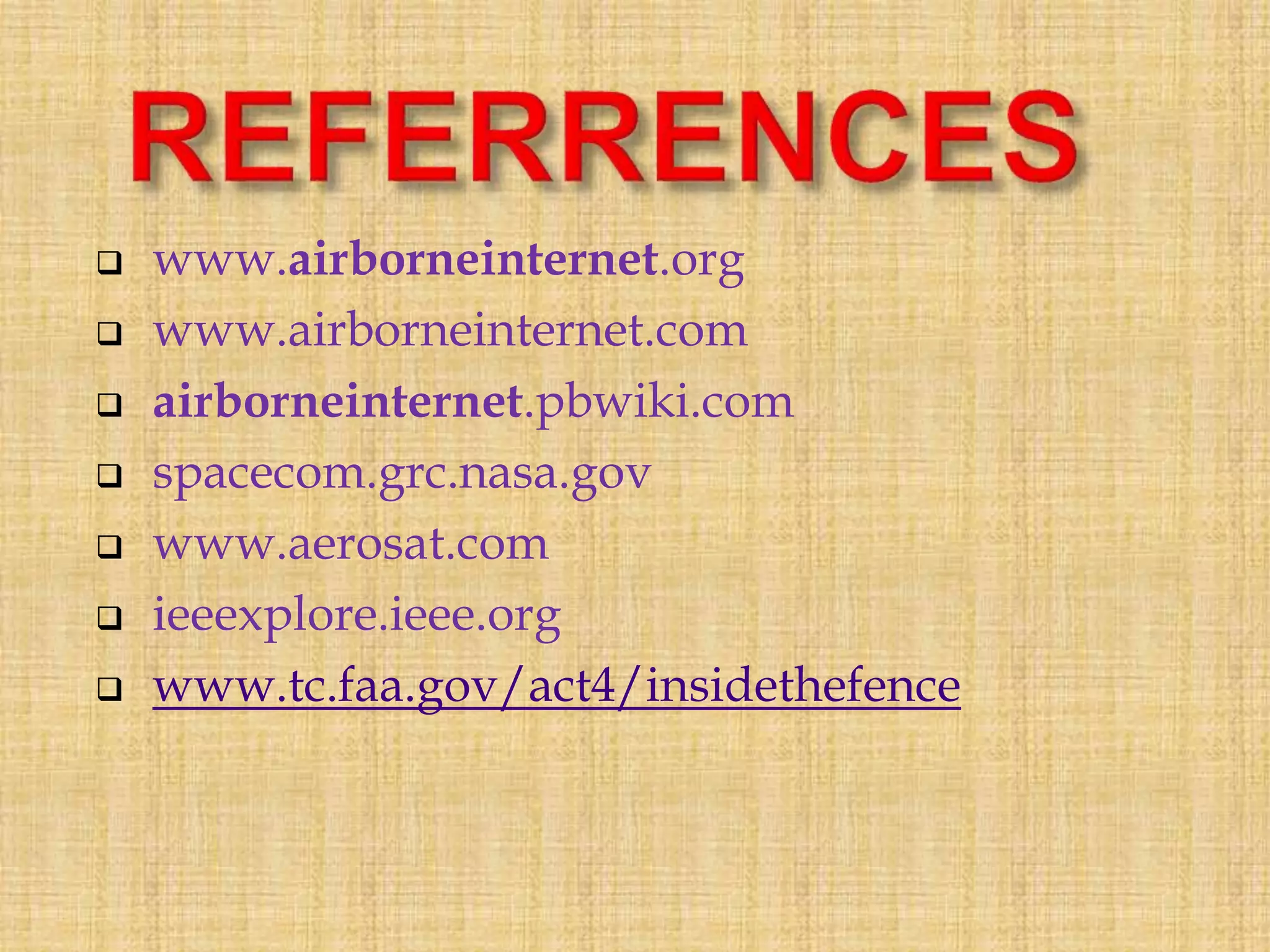 Airborne internet-presentation(my) | PPTX