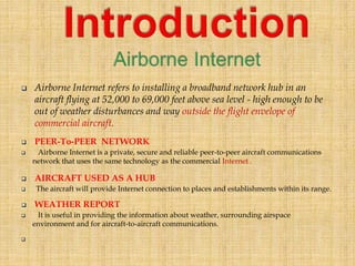 Airborne internet-presentation(my) | PPTX