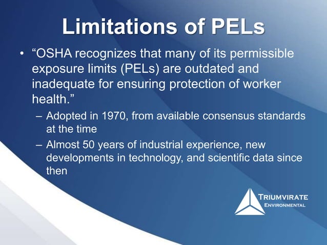 Airborne Chemical Exposure and OSHA Compliance | PPTX | Lung and ...
