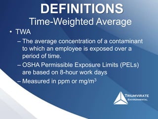 Airborne Chemical Exposure and OSHA Compliance | PPTX